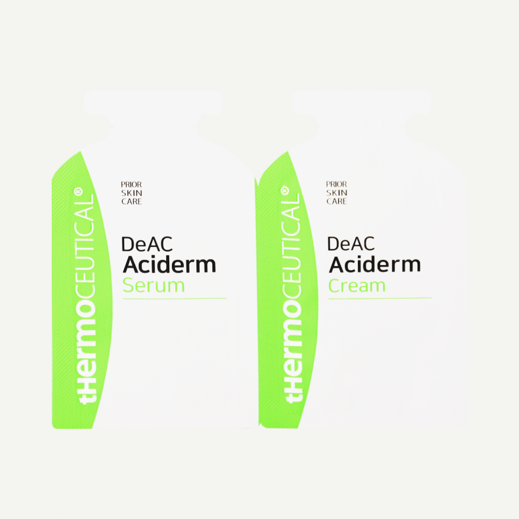 Thermoceutical Sachet : DeAC Aciderm Serum & DeAC Aciderm Cream ...